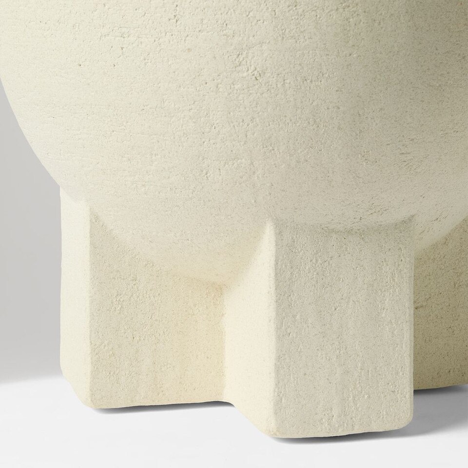 Form Studies Ceramic Footed Planters | West Elm UK